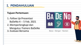 SABDA MLC: Training for Trainers BaDeNo | PPT