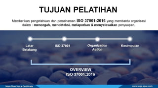 AWARENESS ISO 37001-2016 | PDF