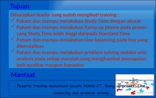 MATERI TRAINING LEADER 2025 tentang kaizen dan lean concept | PPTX