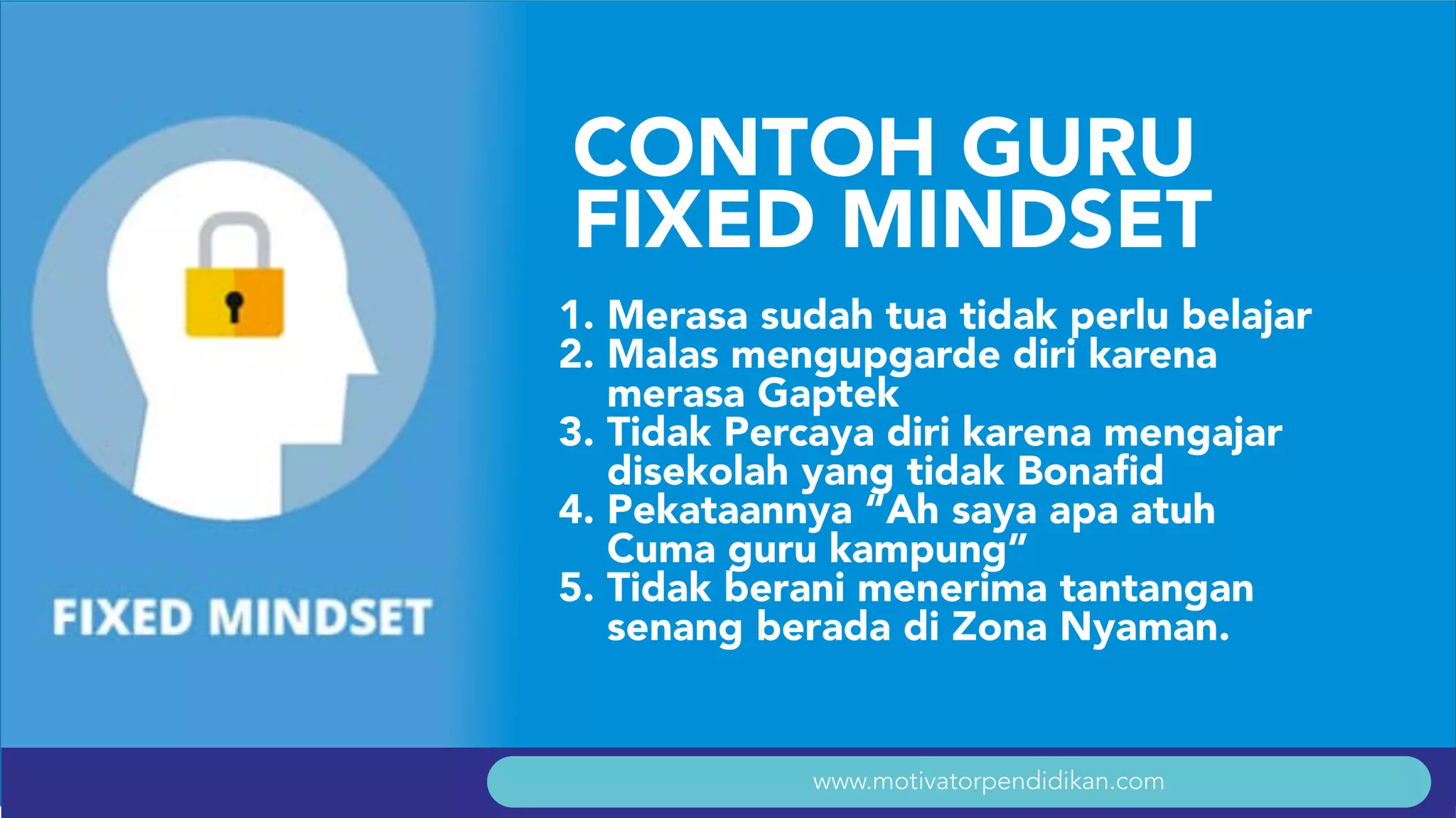 Materi Training Membangun Guru Growth Mindset 2022 | PDF