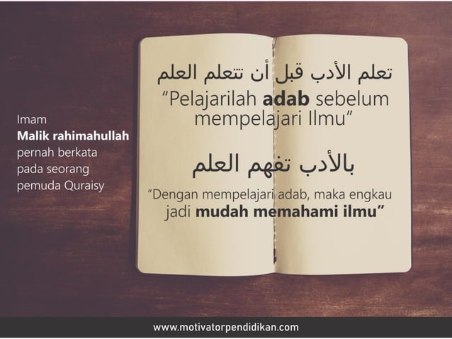Materi training motivasi keteladanan rasulullah para sahabat dan ulama ...
