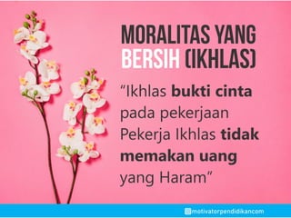Materi training motivasi menjadi karywan di atas rata rata | PDF