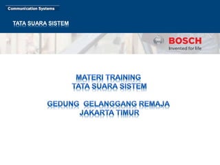 Materi Training Sound System untuk GOR.ppt