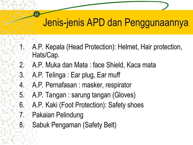 Materi training tentang APD PPE News.ppt