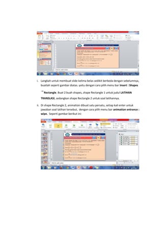 Materi transformasi | DOC