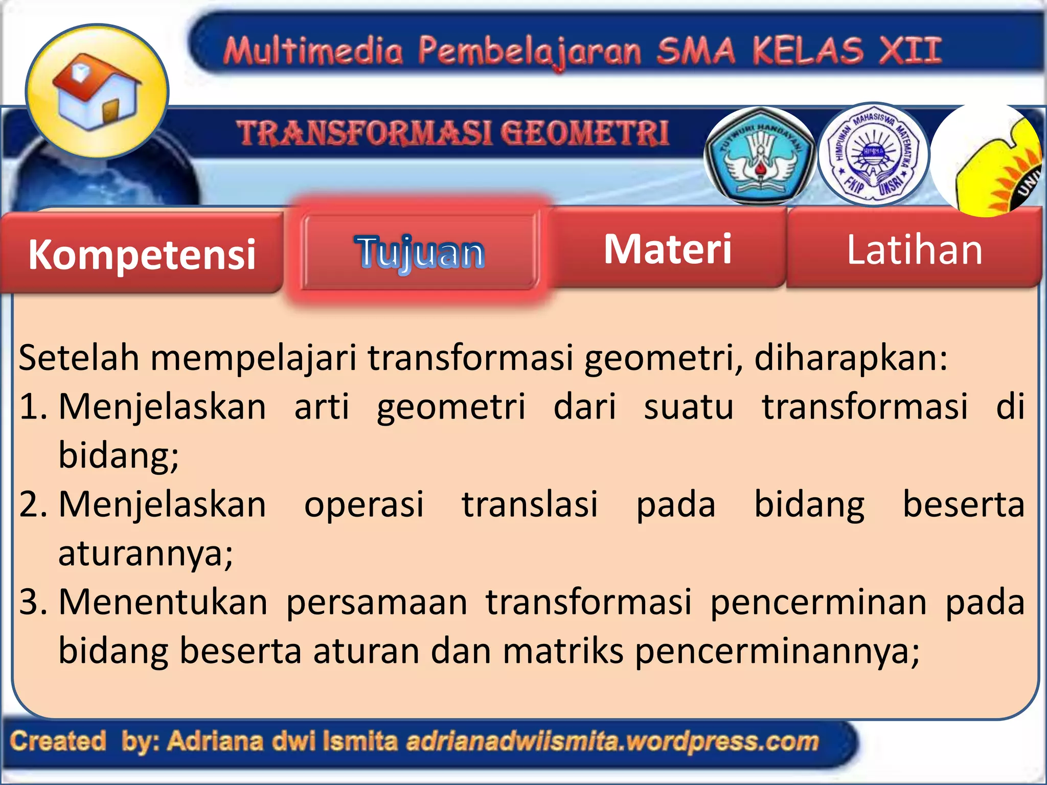 Materi transformasi | PPTX