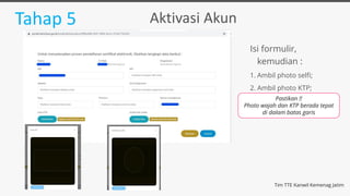 Materi penggunaan TTE di lingkungan Kementerian Agama Jawa Timur | PDF