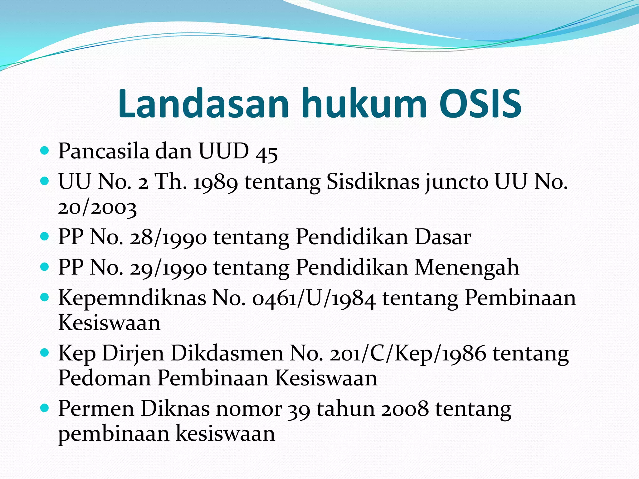 Materi tugas dan peran osis | PPTX