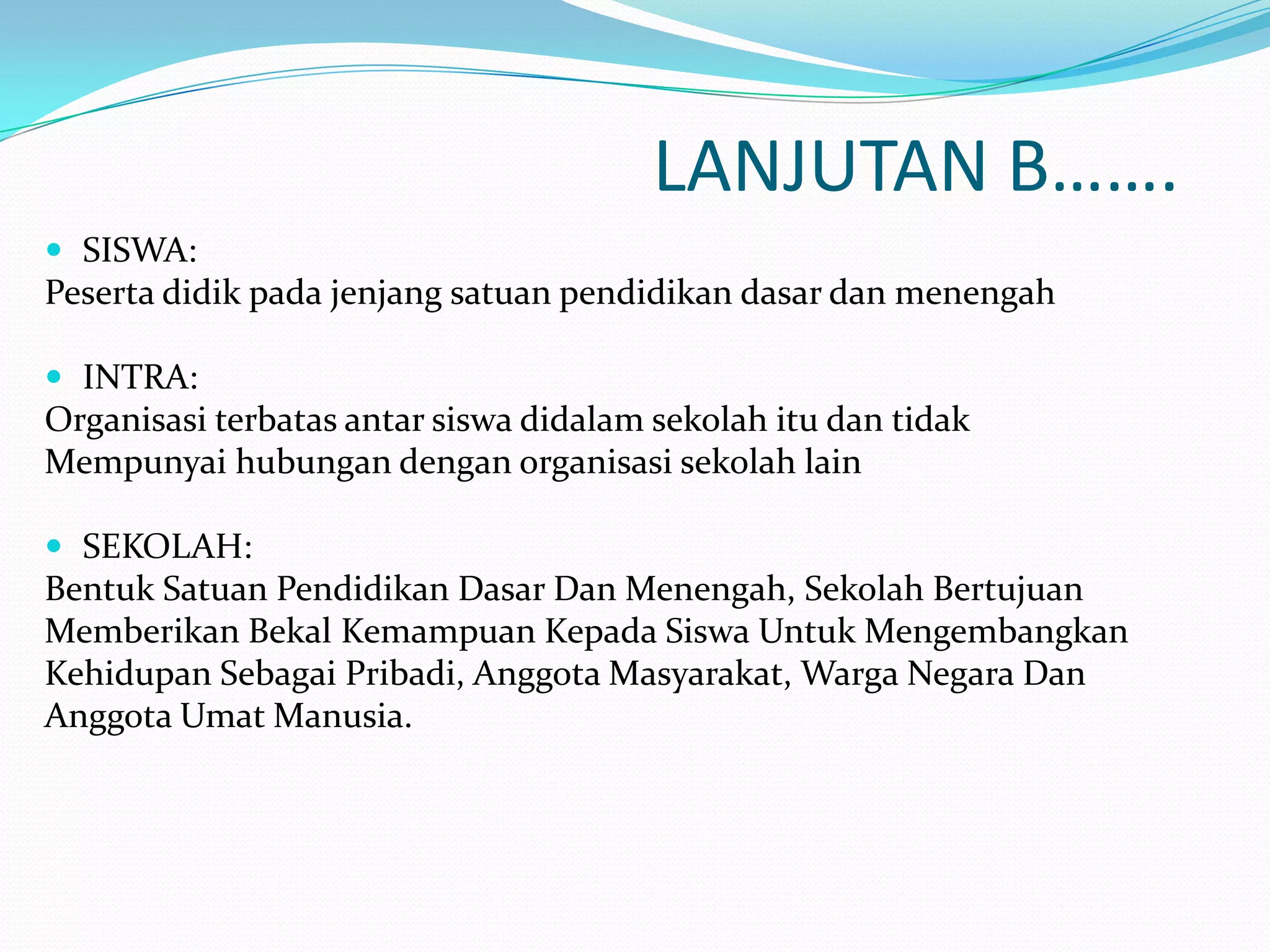 Materi tugas dan peran osis | PPTX