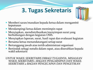 Materi tugas dan peran osis | PPTX