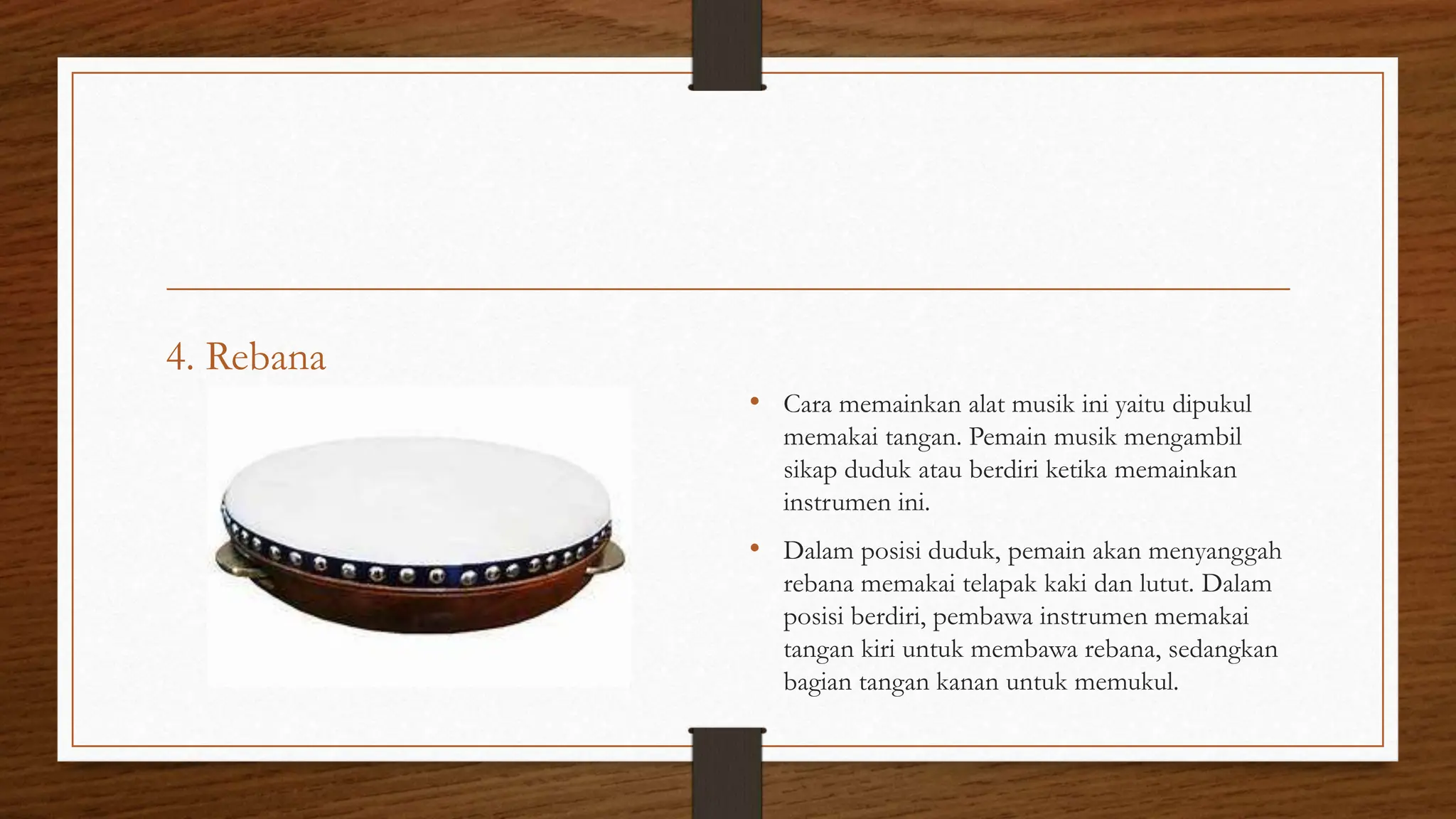 Sosialisasi Alat Musik Tundang dalam lingkungan sekolah | PPTX