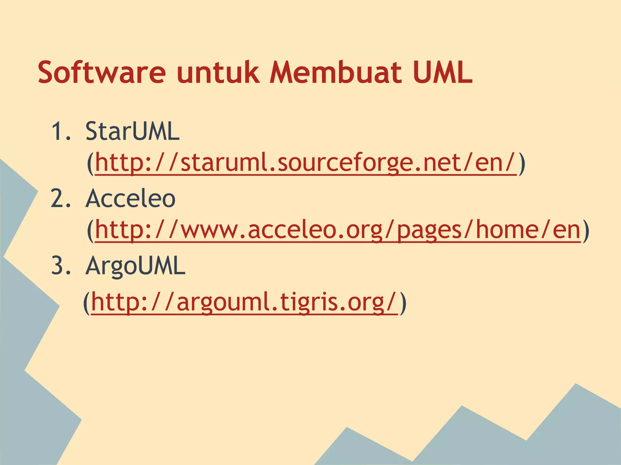 Pengenalan UML (Unified Modelling Language) | PDF Pengenalan UML (Unified Modelling Language) | PDF