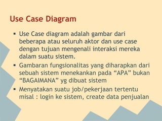 Pengenalan UML (Unified Modelling Language) | PDF