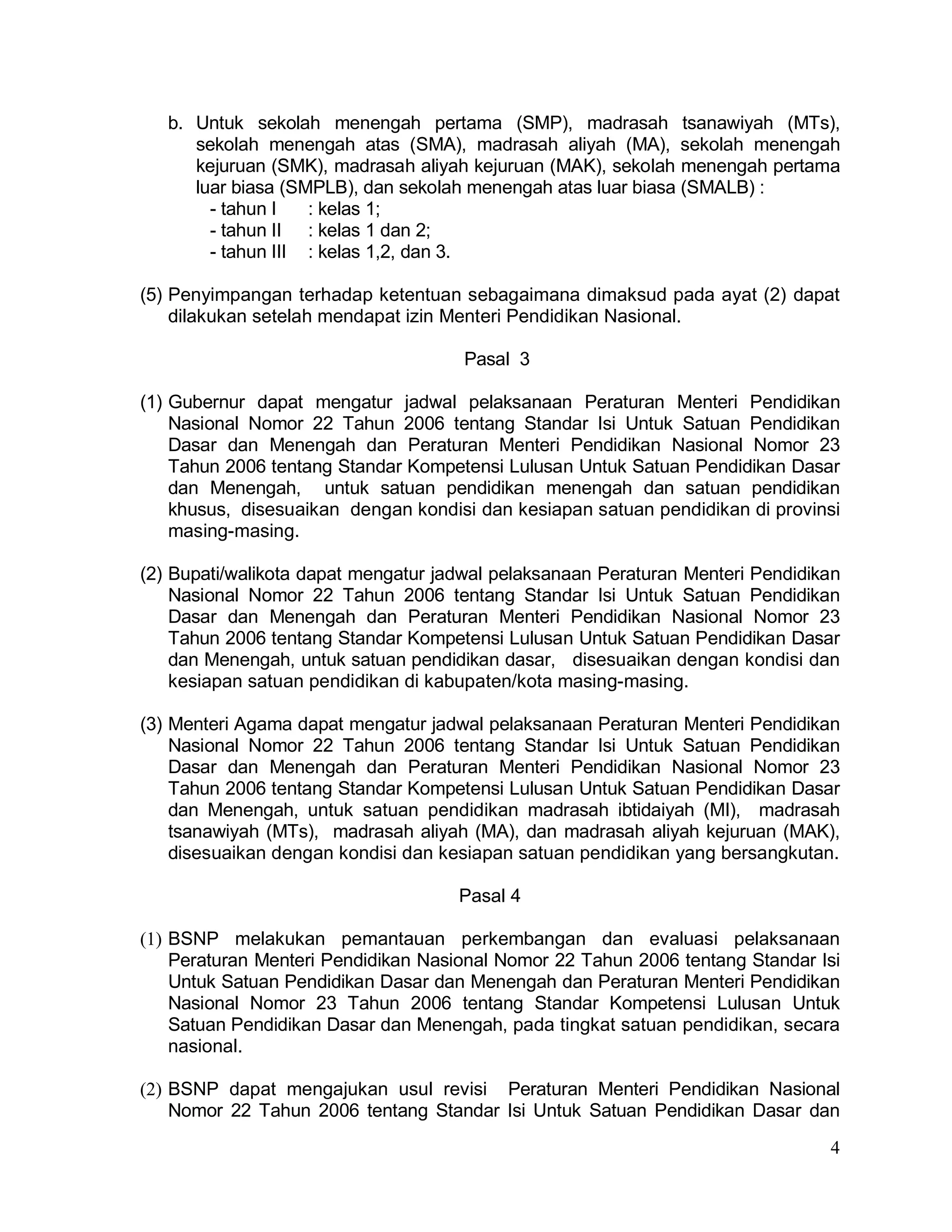 [Materi umum] permen nomor 24 sk pelaksanaan si skl | PDF
