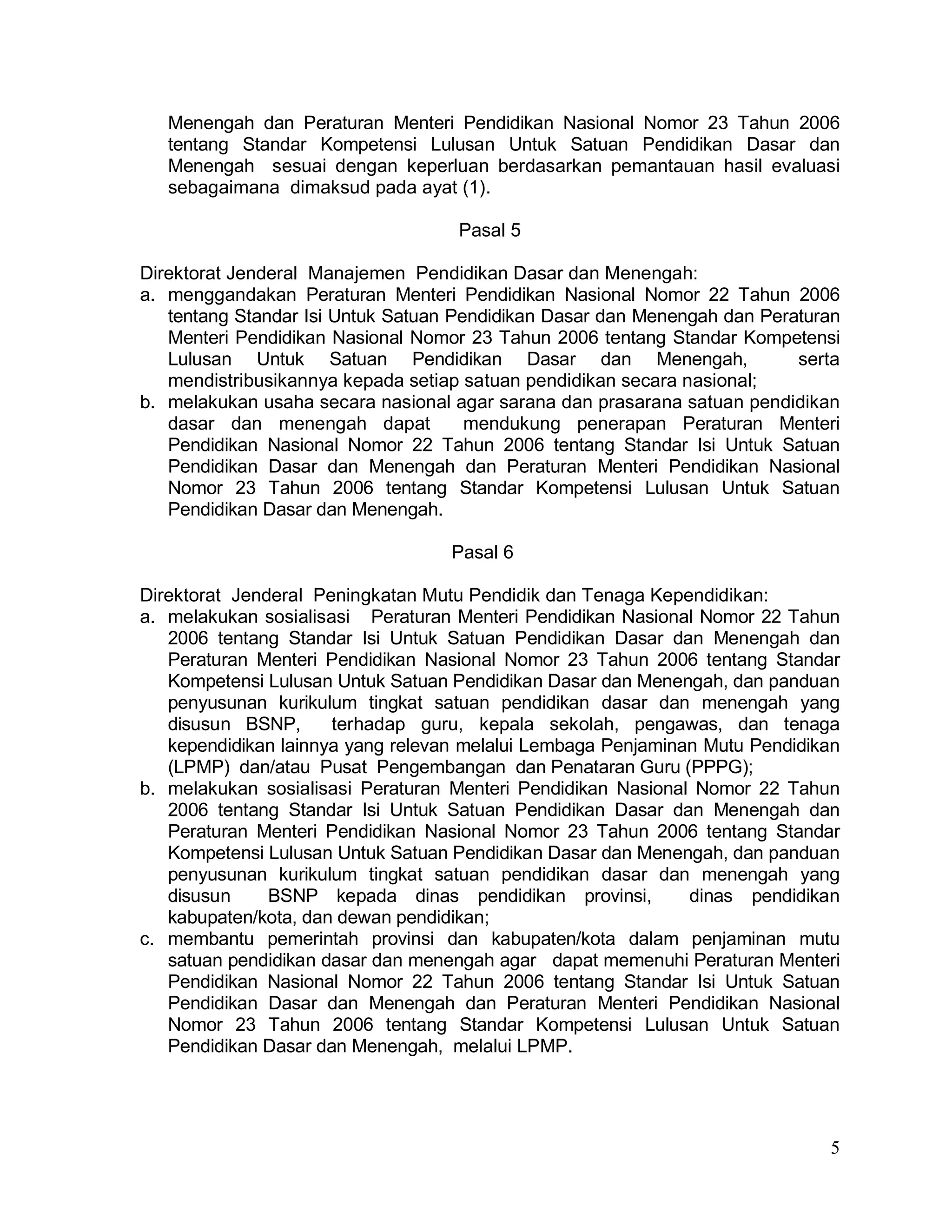 [Materi umum] permen nomor 24 sk pelaksanaan si skl | PDF