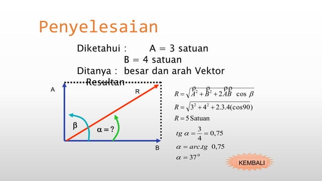 Materi vektor dalam aplikasi teknik sipil | PPTX