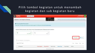 Penyusunan Renja Perangkat Daerah Tahun 2022 | PPTX