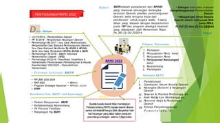 Penyusunan Renja Perangkat Daerah Tahun 2022 | PPTX