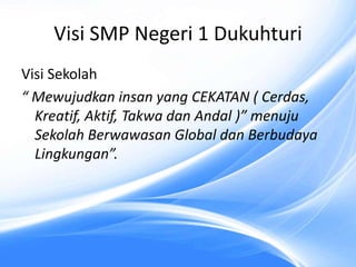 contoh materi visi dan misi untuk materi p5 | PPT