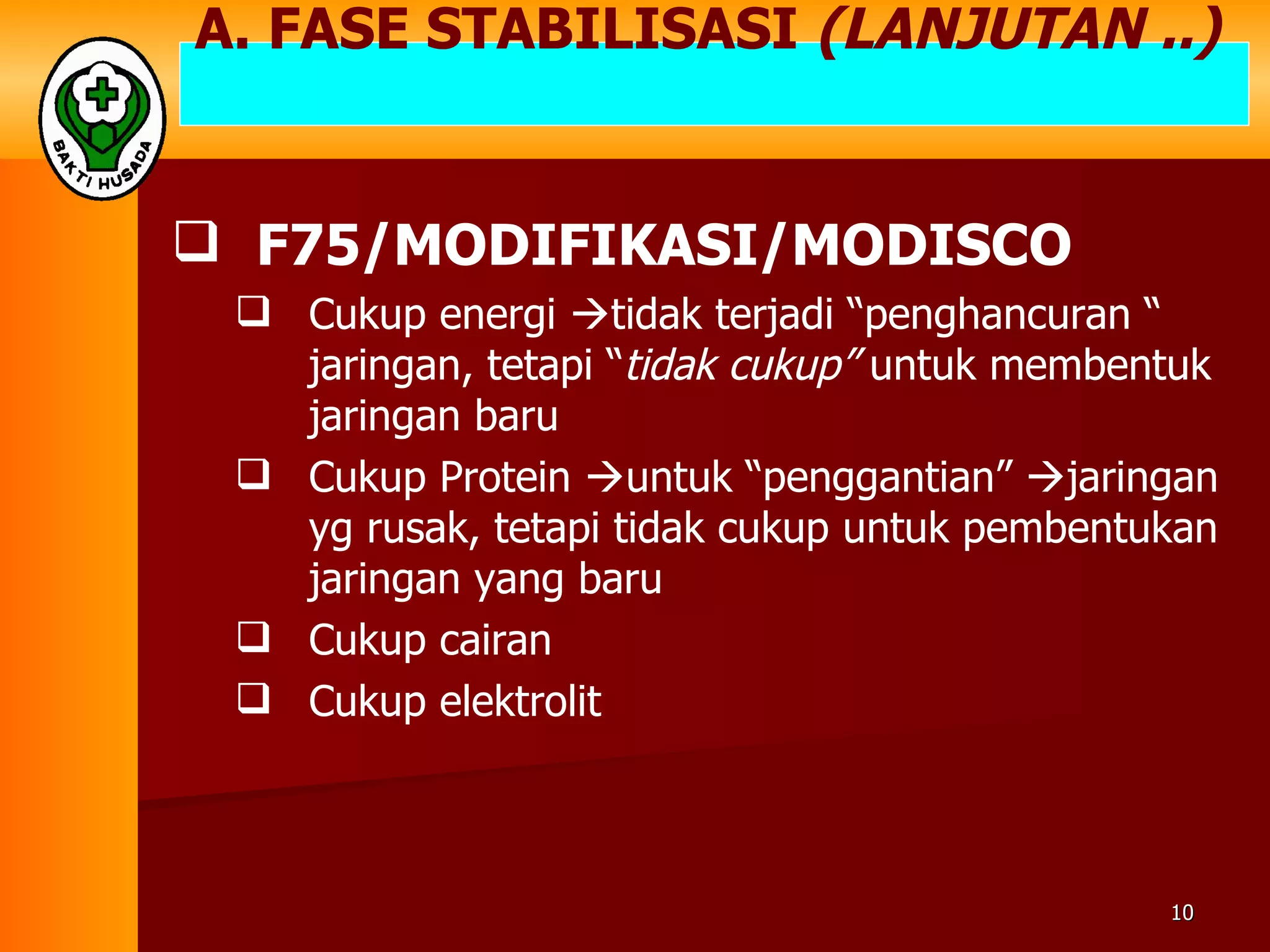 Materi v pembuatan formula pada gizi buruk | PPT
