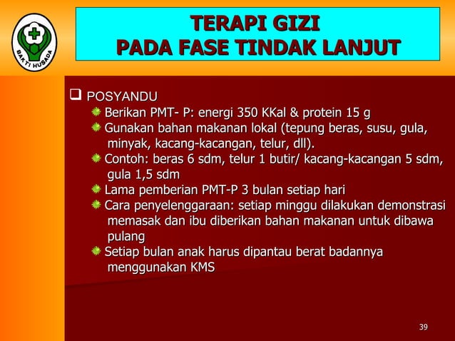Materi v pembuatan formula pada gizi buruk | PPT