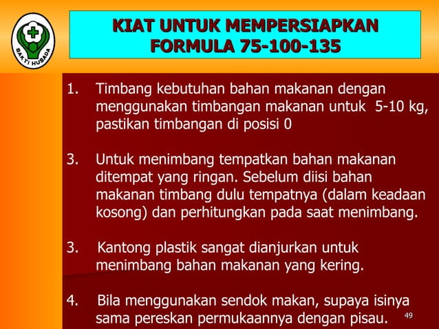Materi v pembuatan formula pada gizi buruk | PPT