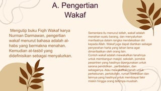 Materi Wakaf Lengkapzzzzzzzzzzzzzzzzzzzzzpptx | PPTX