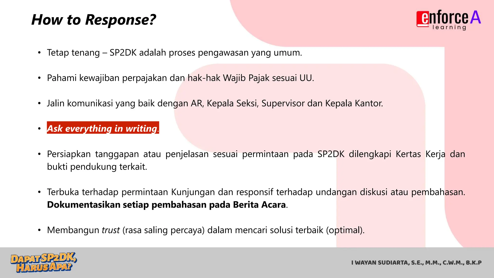 Dapat SP2DK, Harus Apa? Bagimana cara merespon surat cinta DJP? | PDF