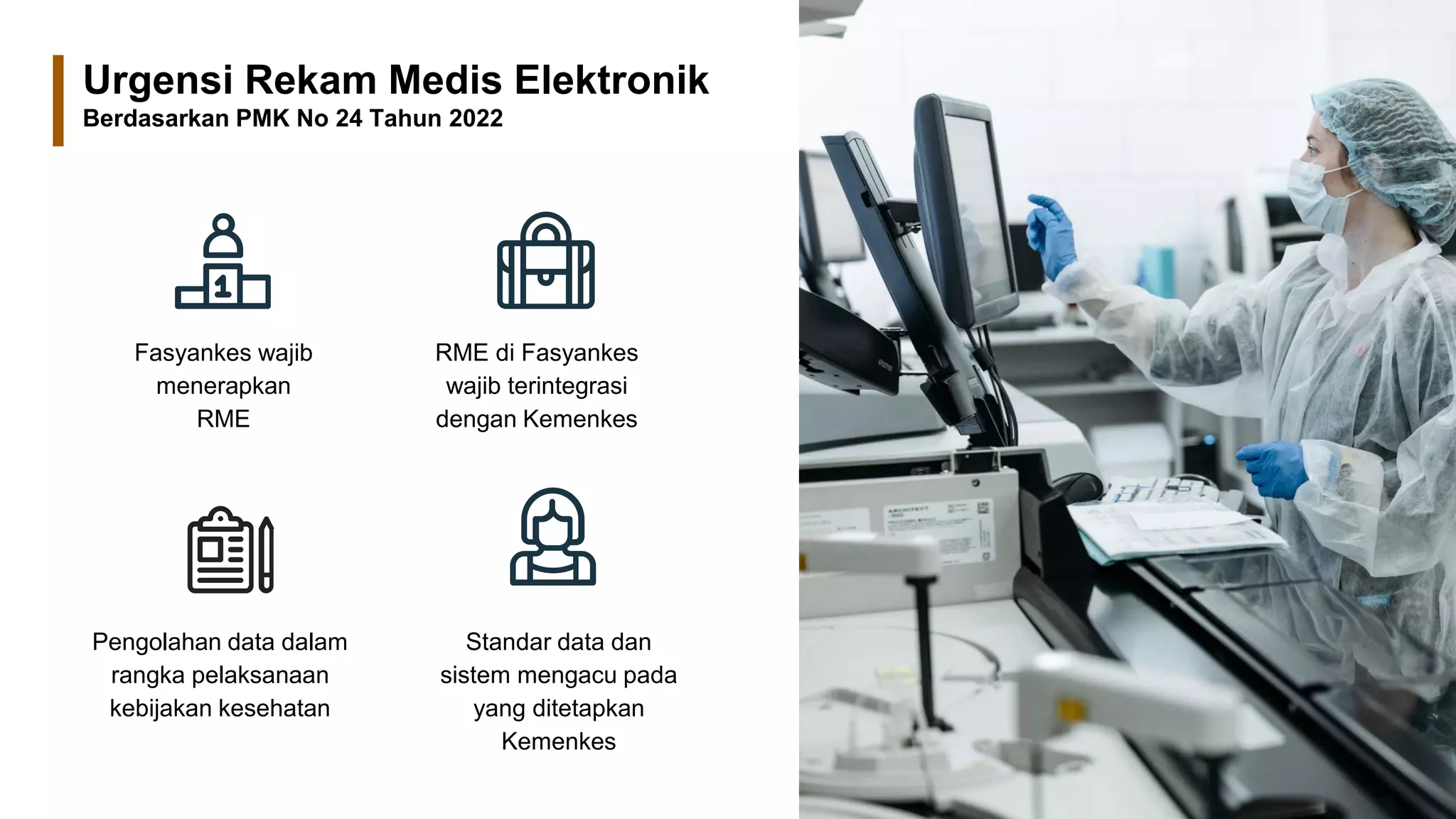 MATERI_Webinar_Implementasi Rekam Medis Berbasis Elektronik | PDF