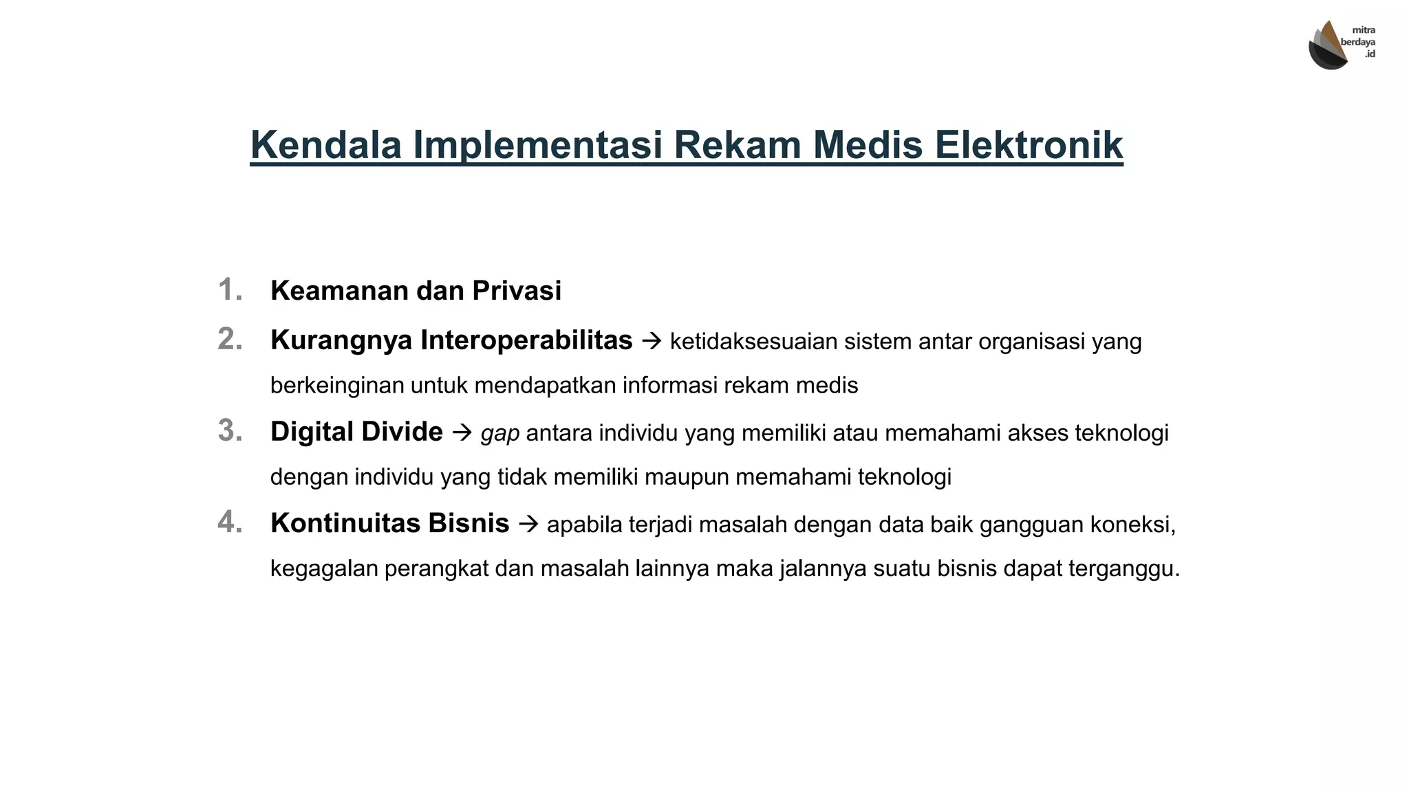 MATERI_Webinar_Implementasi Rekam Medis Berbasis Elektronik | PDF