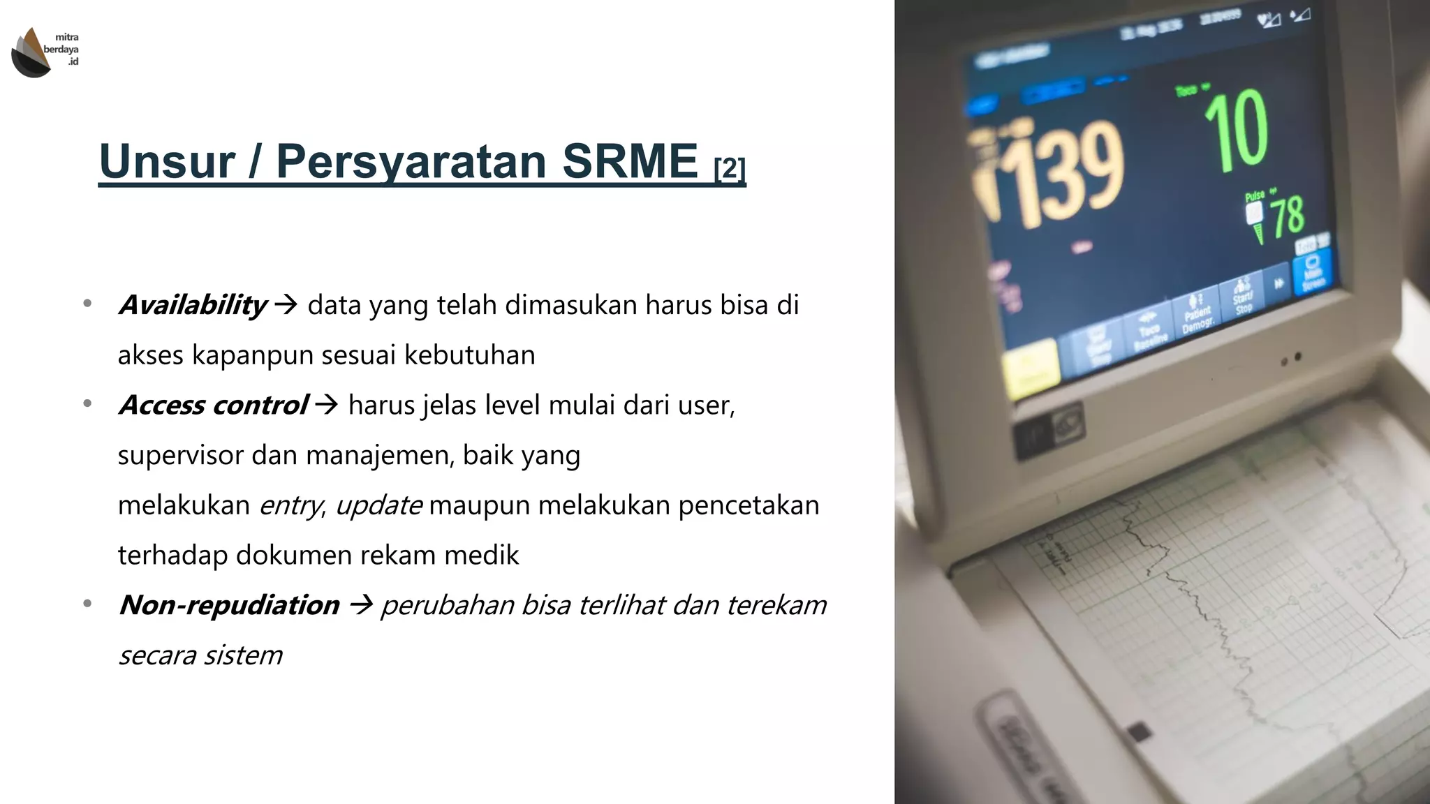 MATERI_Webinar_Implementasi Rekam Medis Berbasis Elektronik | PDF