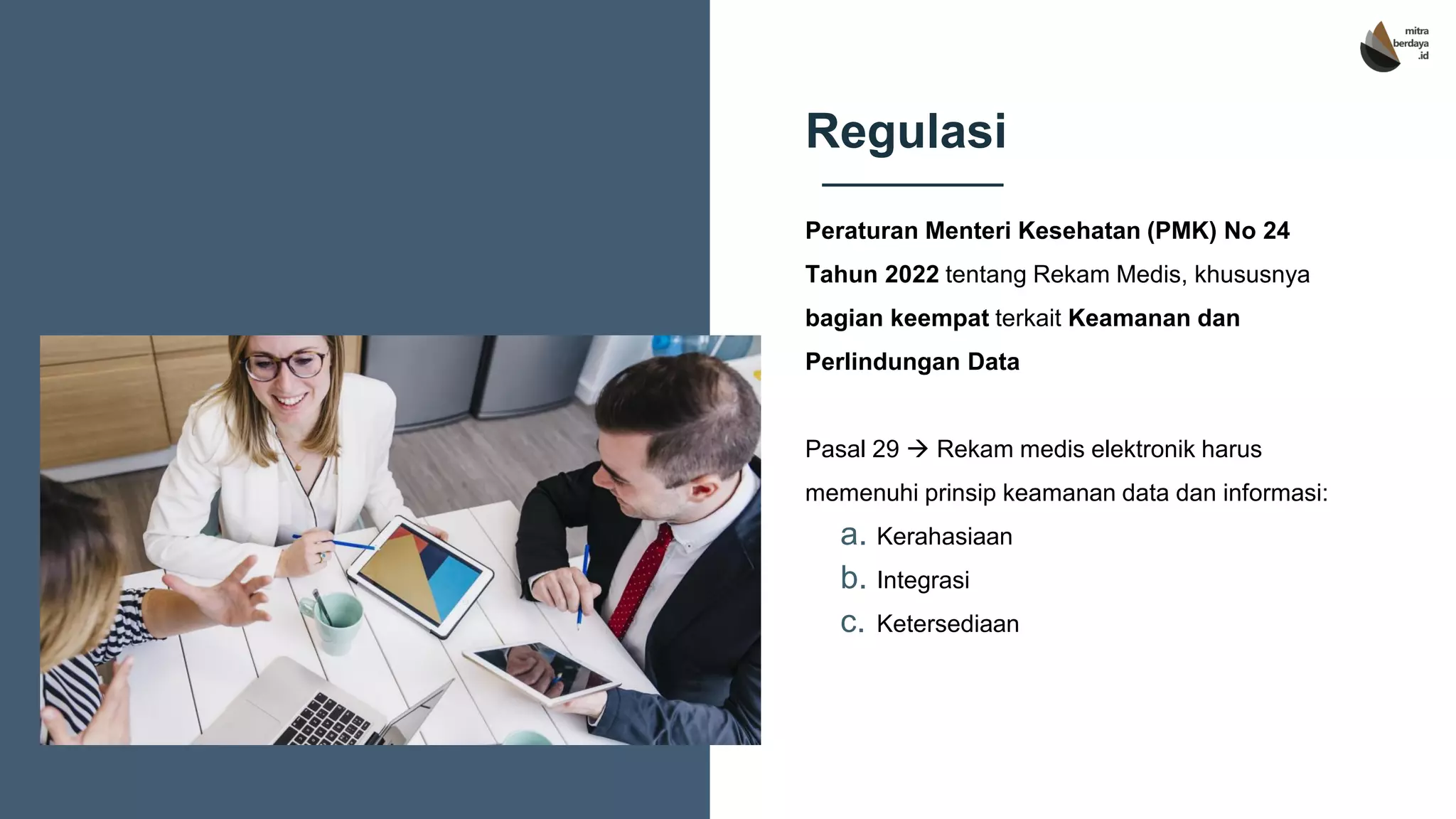 MATERI_Webinar_Implementasi Rekam Medis Berbasis Elektronik | PDF
