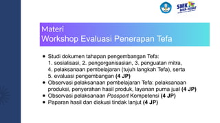 TEFA_PENGIMBASAN SMK PERTANIAN .,,AAAAAAA | PPTX