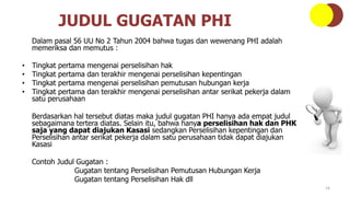 Dokumen Hukum Jawab Jinawab PHI | PPTX