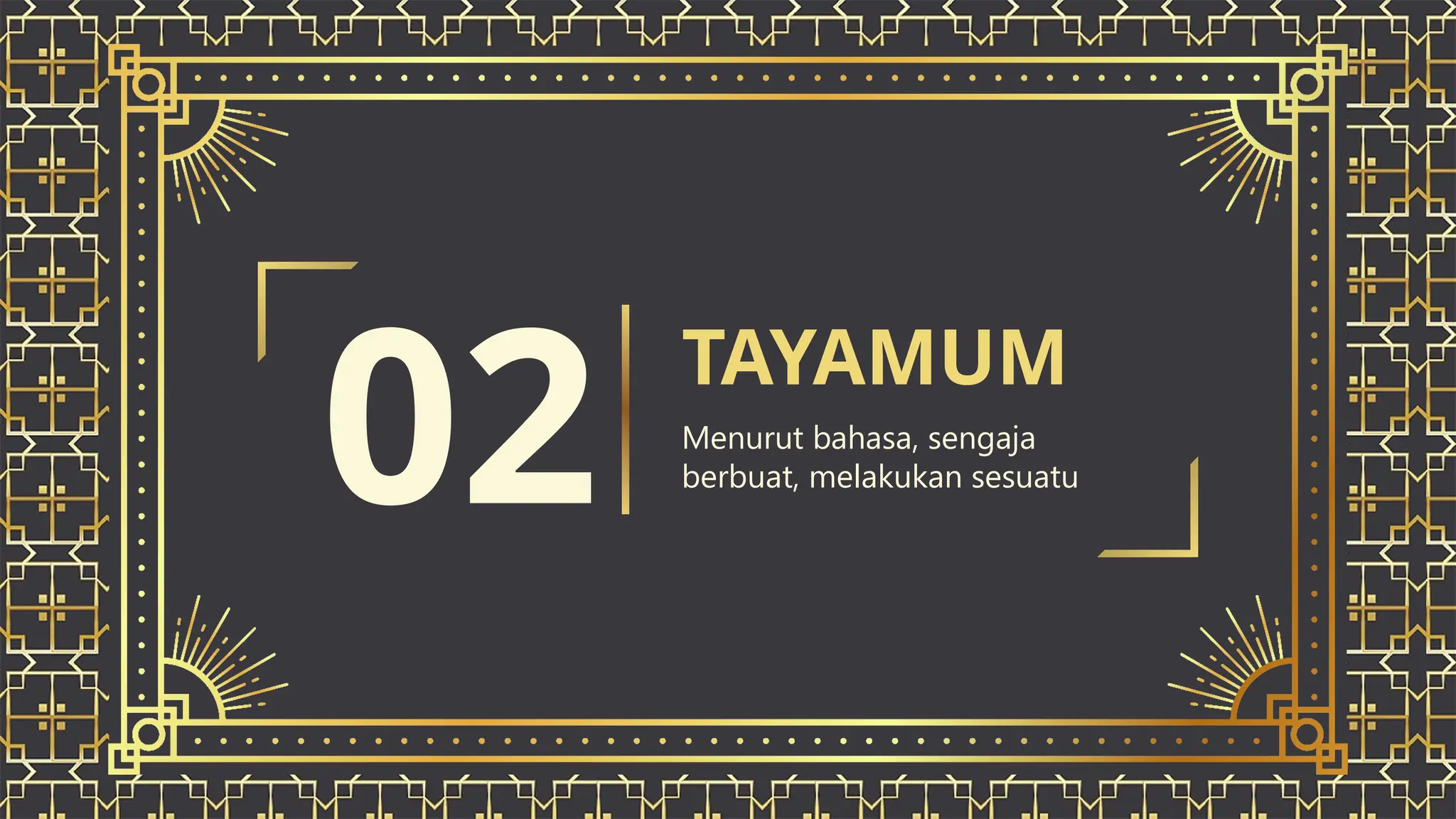 MATERI THAHARAH TENTANG WUDHU DAN TAYAMUM | PPTX