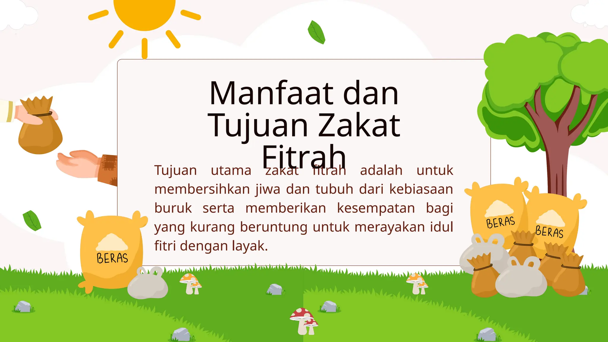 MATERI TENTANG ZAKAT FITRAH UNTUK KELAS 5 SD | PPTX