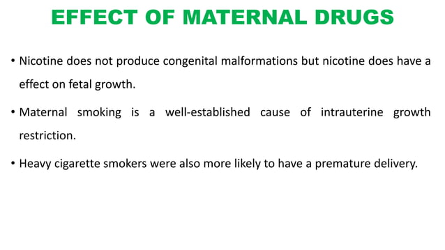 Maternal age and drugs(genetics) | PPTX
