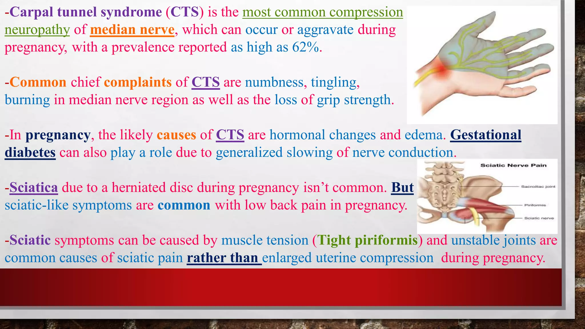 Maternal anatomical, physiological and biomechanical changes during ...