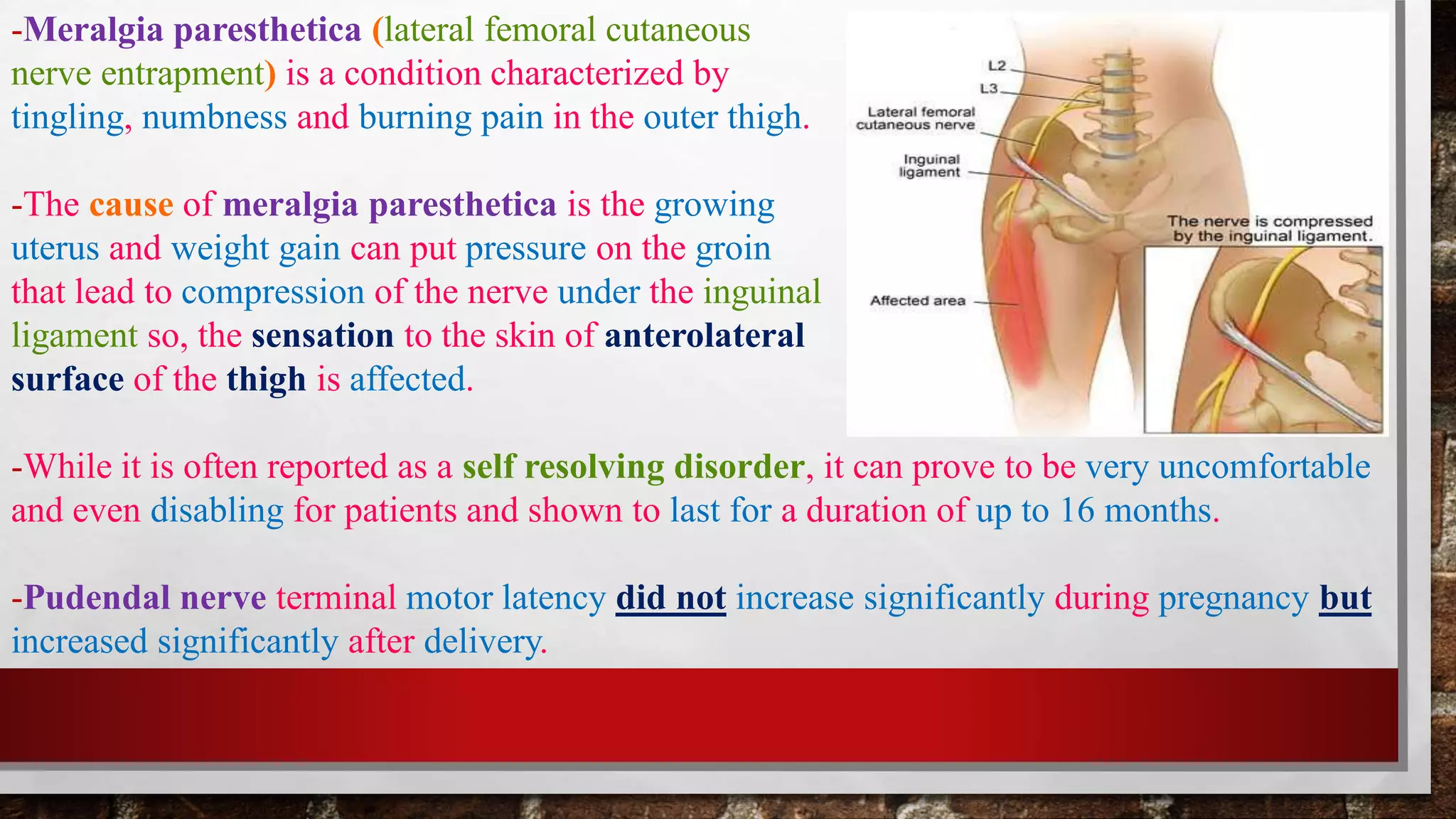 Maternal anatomical, physiological and biomechanical changes during ...