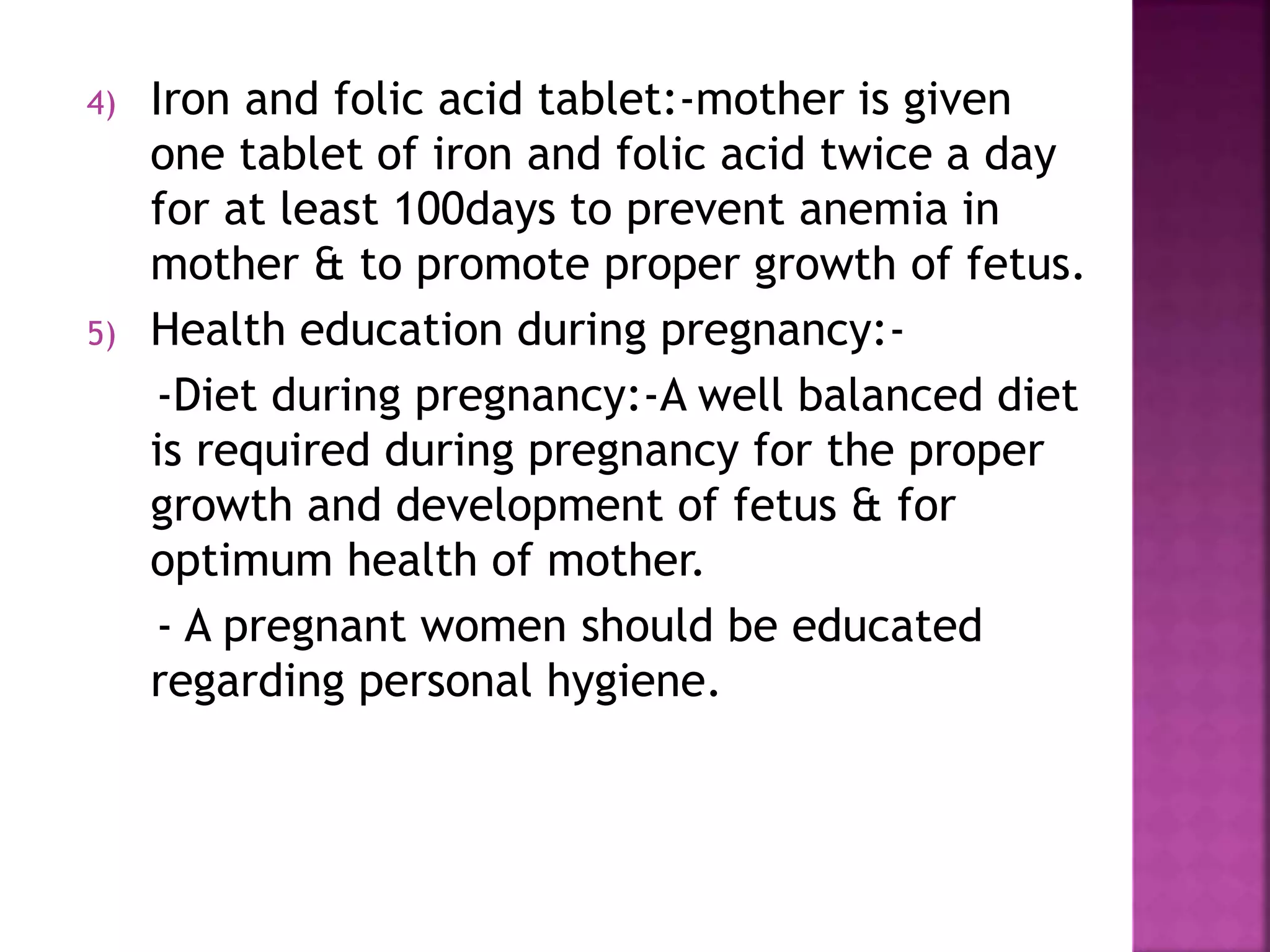 Maternal and child health | PPTX