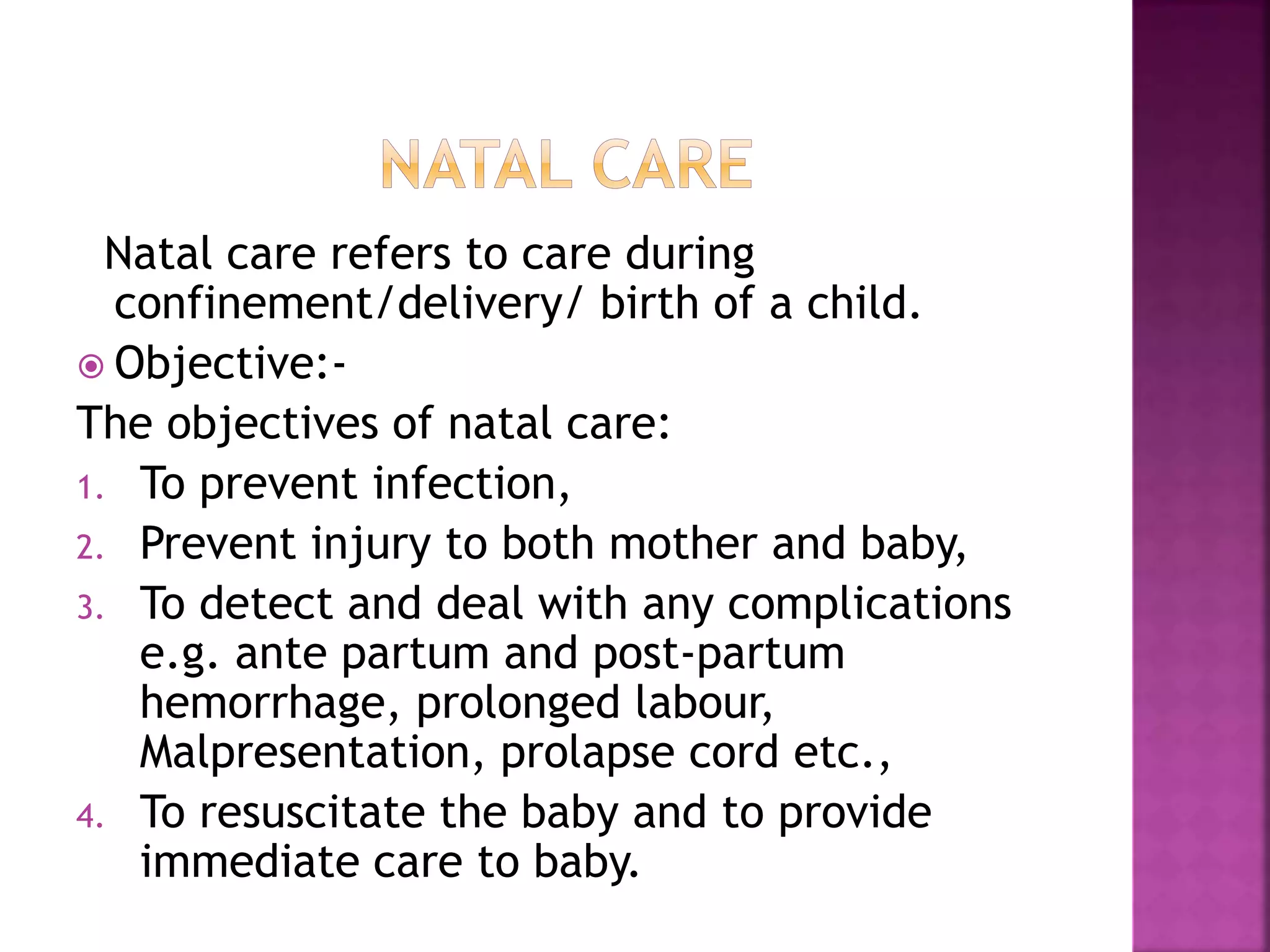 Maternal and child health | PPTX