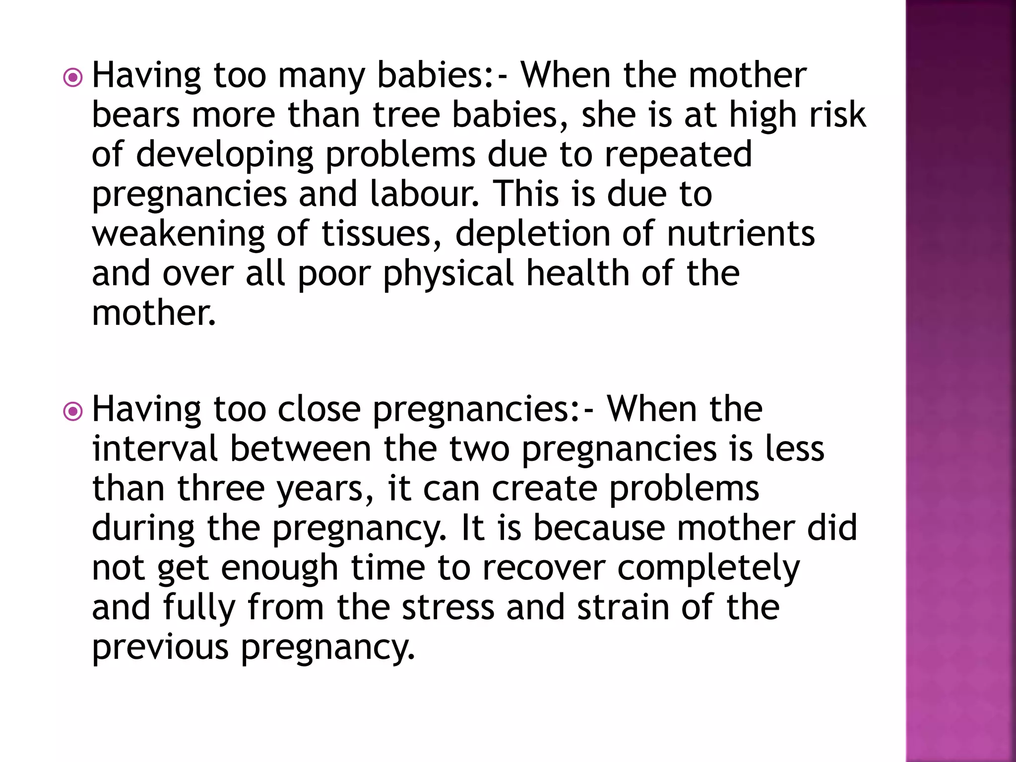 Maternal and child health | PPTX