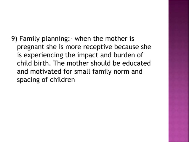 Maternal and child health | PPTX | Reproductive Health | Diseases and ...