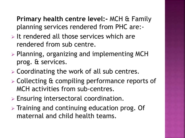 Maternal and child health | PPTX | Reproductive Health | Diseases and ...