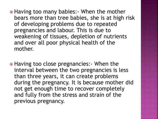 Maternal and child health | PPTX | Reproductive Health | Diseases and ...