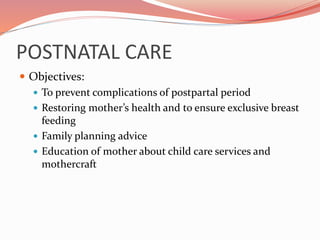 Maternal and child health | PPTX