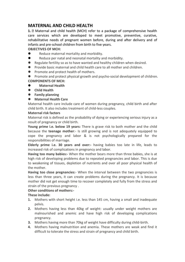 Maternal and child health.docx