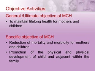 Maternal and Child Health.pptx | Reproductive Health | Diseases and ...