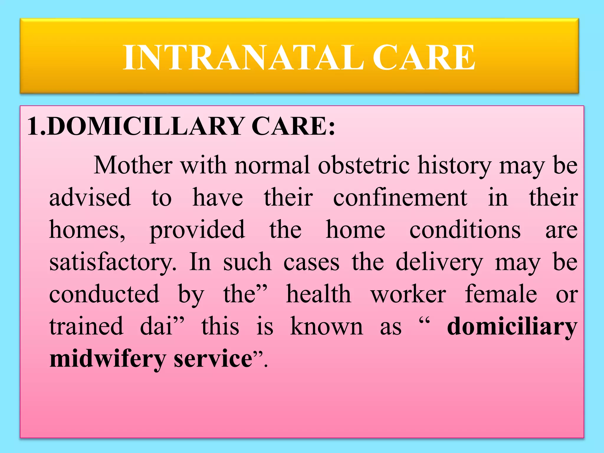 Maternal and child health care services | PPTX