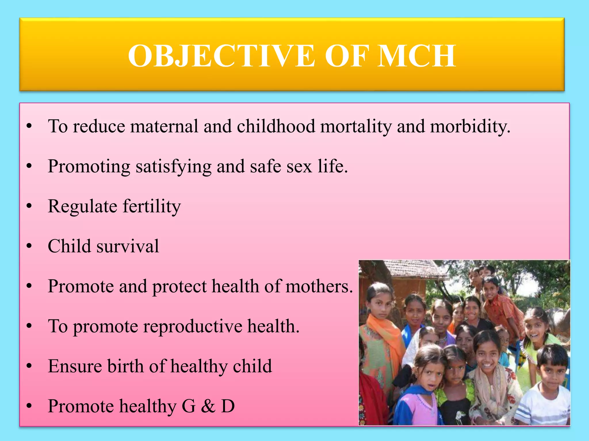 Maternal and child health care services | PPTX